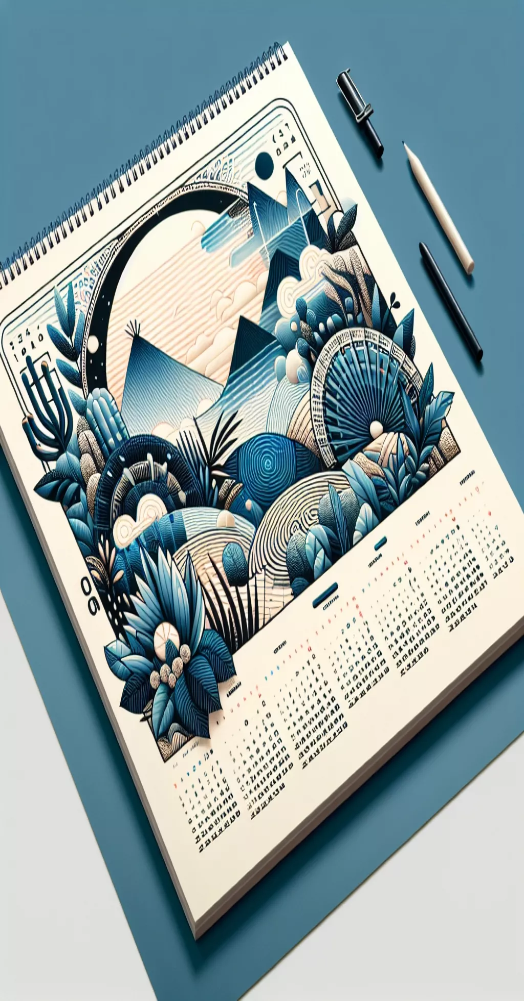 Jahreskalender zum Ausdrucken ⇒ Gestalte deinen persönlichen Kalender!